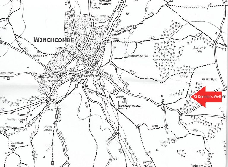 st kenelms well map - Winchcombe; a historic Cotswold town with charm ...
