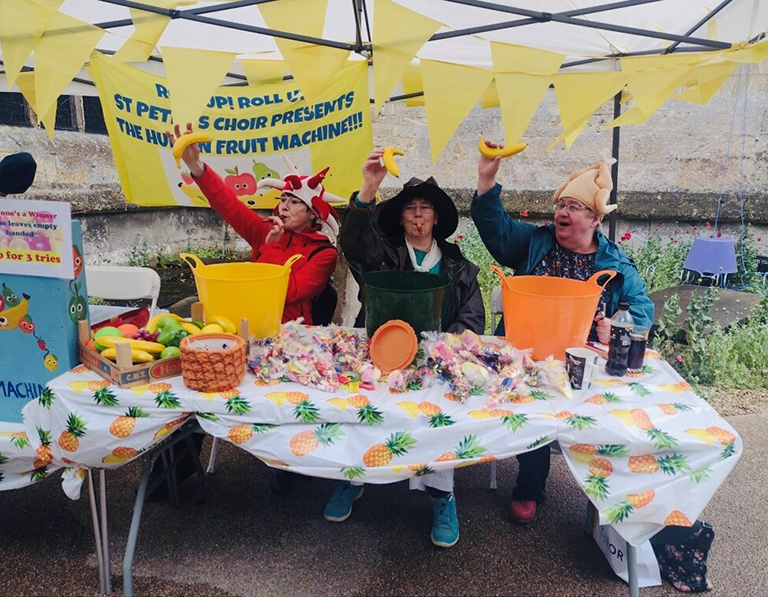 St Peter's Church Fete, Winchcombe, Cotswolds family fun for everyone.